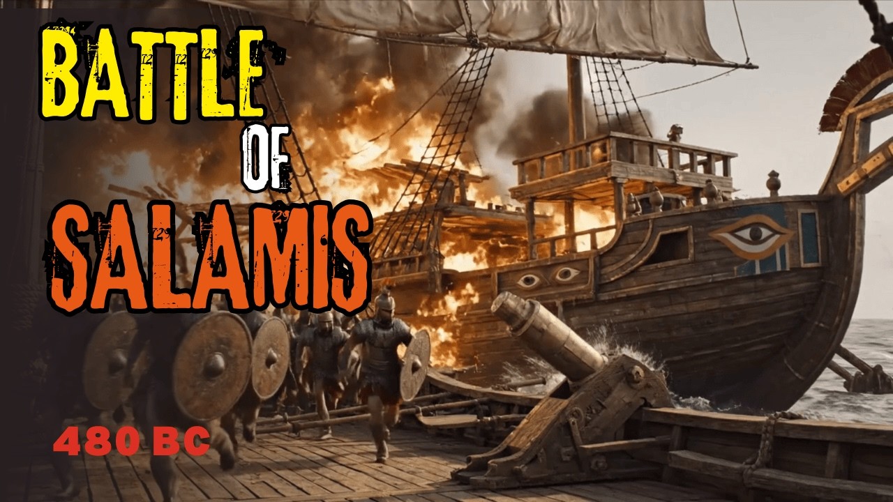 Battle of Salamis 480 BC - When 300 Greek Ships Defeated 1000 Persian ...