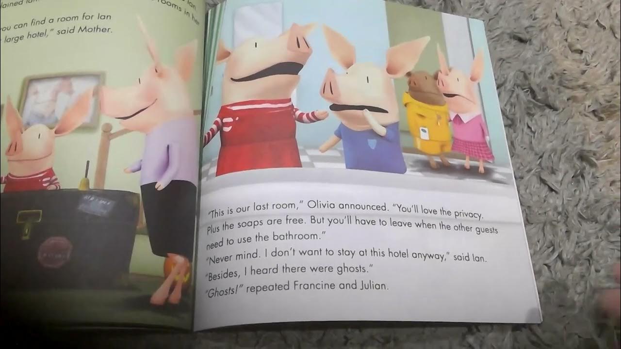 Reading the Olivia And The Haunted Hotel book - YouTube