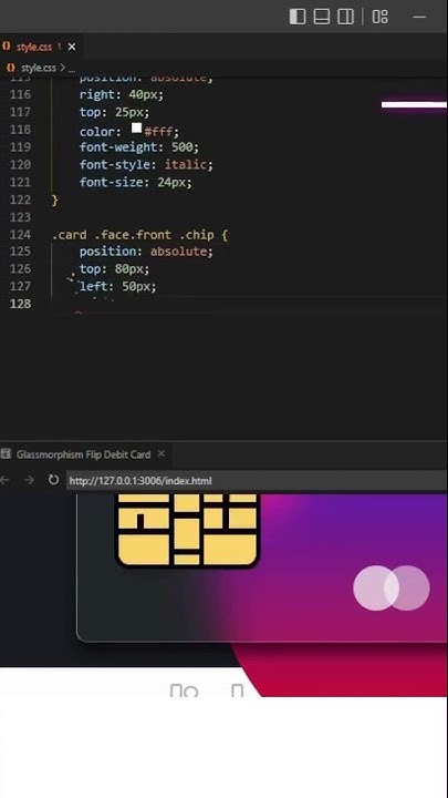 Debit/Credit Card Design | ASMR Programming - YouTube