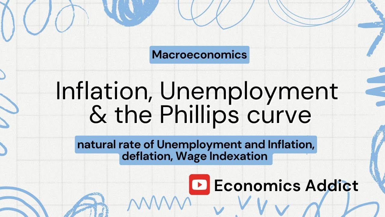 Inflation , Unemployment and the Phillips curve - YouTube