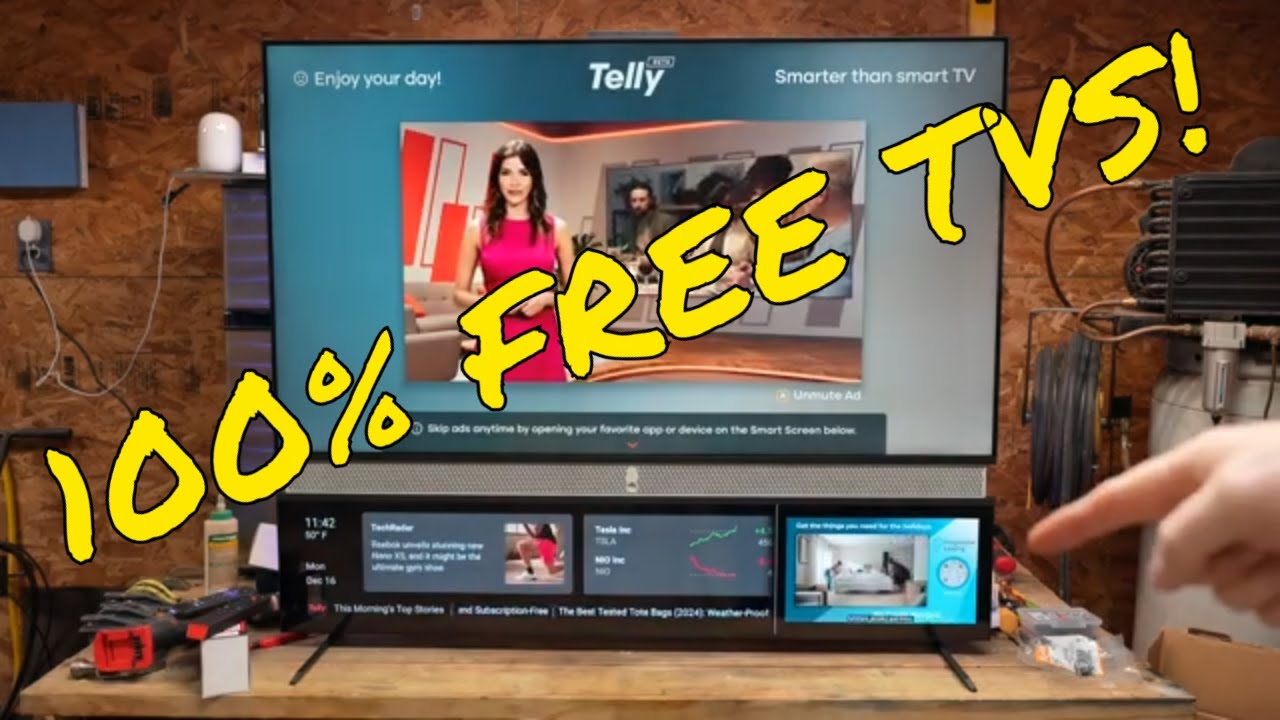 I received a free TV and you can too, Telly TV full review! - YouTube