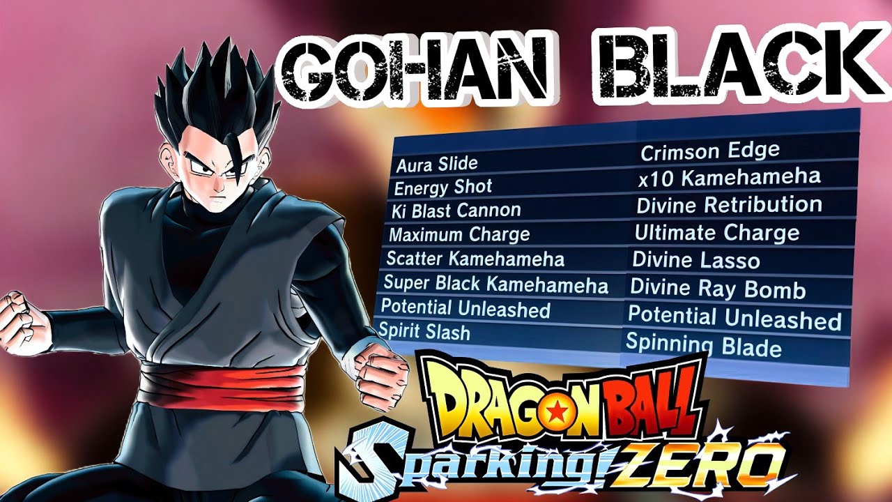 Gohan Black From Dragon Ball Sparking Zero Creation - YouTube