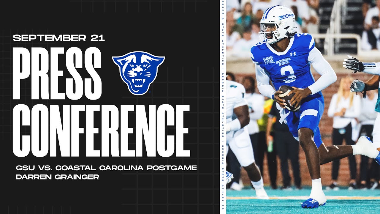 PRESSER: GSU vs. Coastal Carolina Postgame Presser w/ QB Darren ...