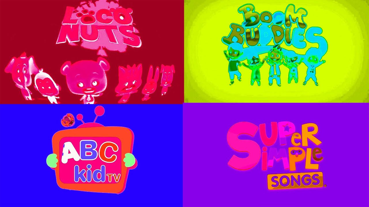 Best logo Compilation effects: ABC kids Tv, Boom Buddies, Super simple ...