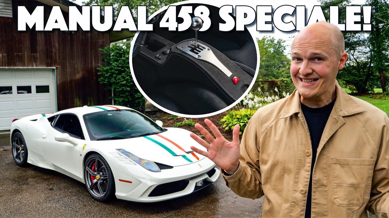 Driving The World's Only MANUAL Ferrari 458 Speciale! - YouTube