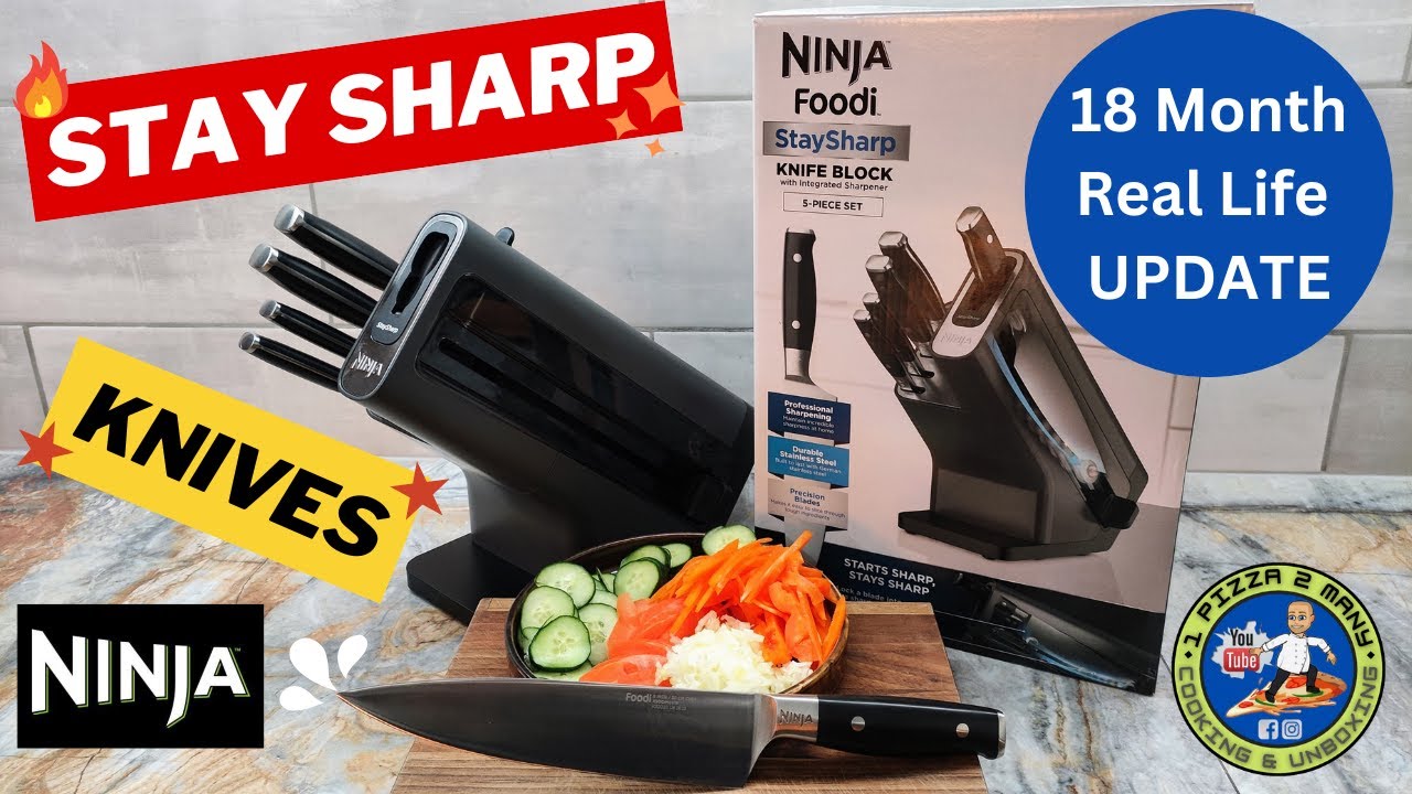 Ninja Stay Sharp Knives - 18 Month PRO Chef Review! Still Worth It ...
