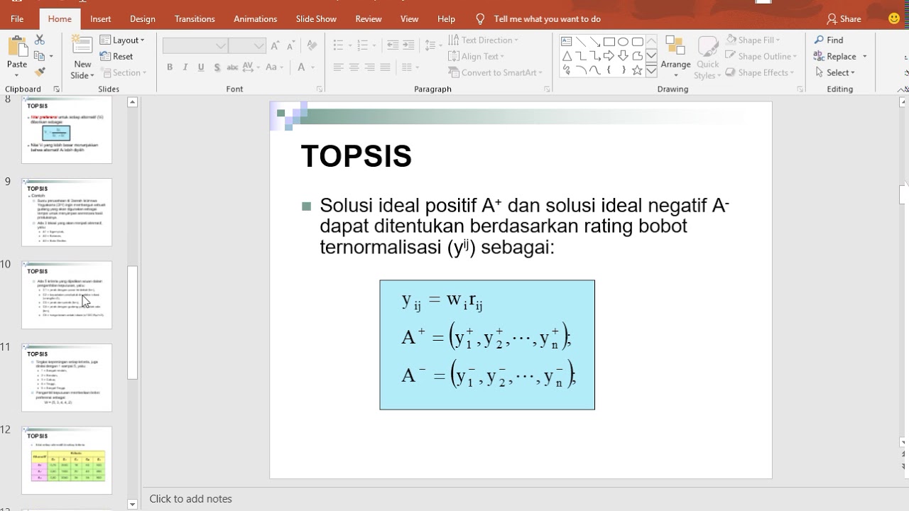 Metode Optimasi Topsis - YouTube