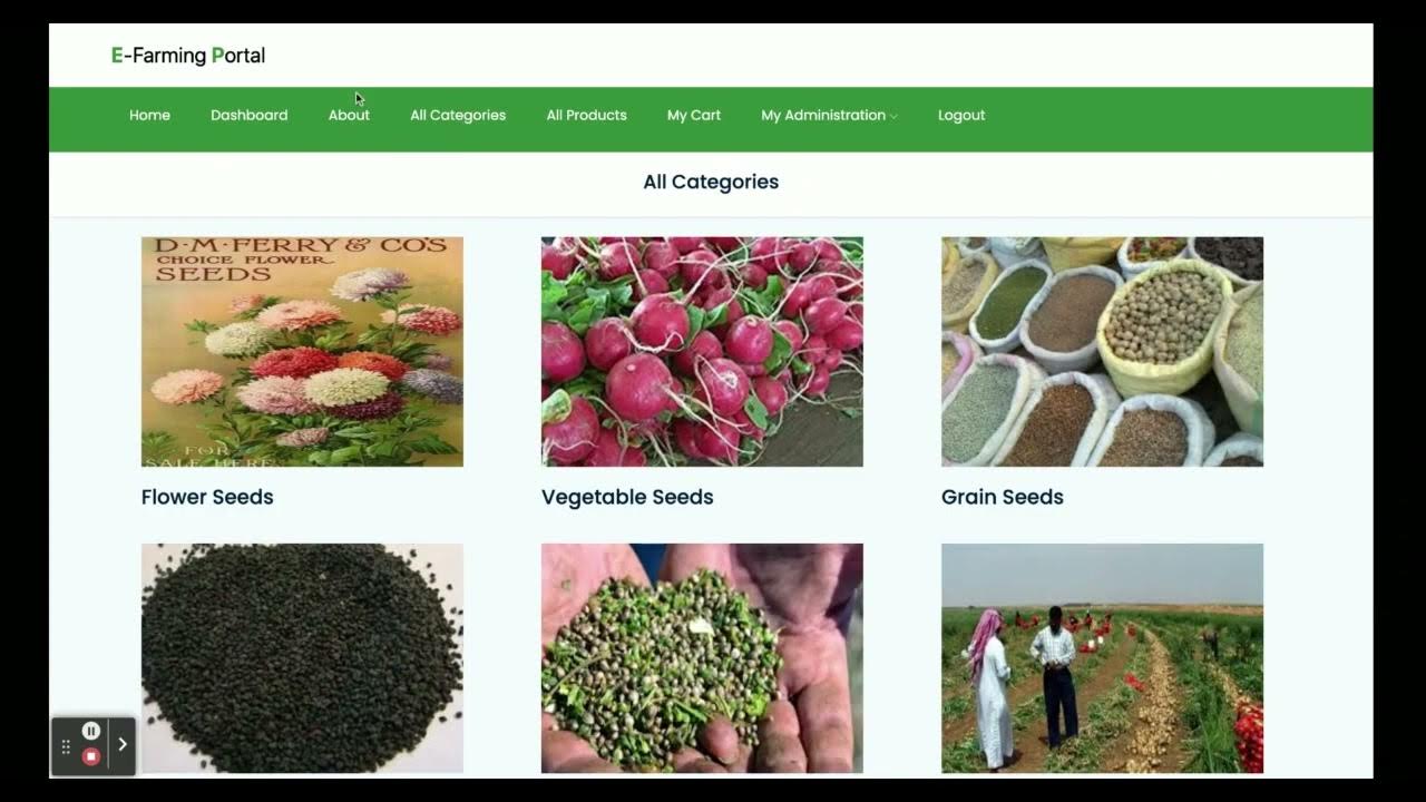 E-Farming Portal | Spring Boot Angular Project Tutorial | Spring Boot CRUD Project - YouTube