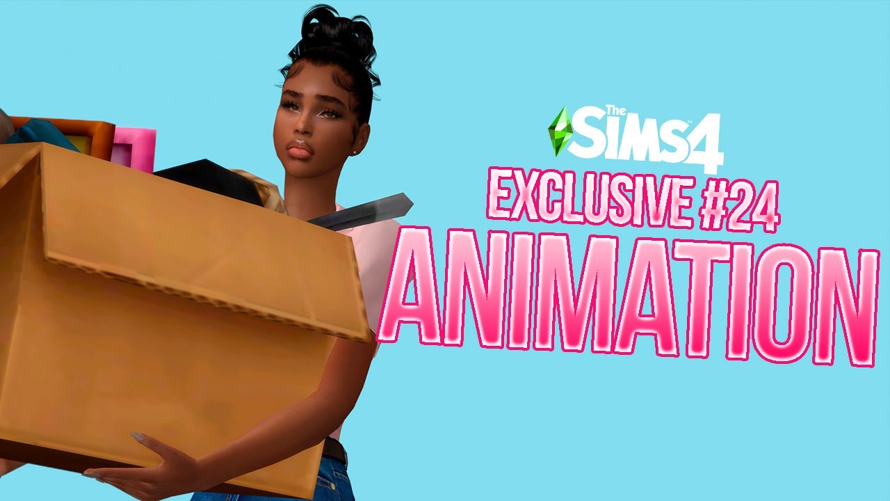 Sims 4 Animations Download - Exclusive Pack #24 (Box Animation) - YouTube