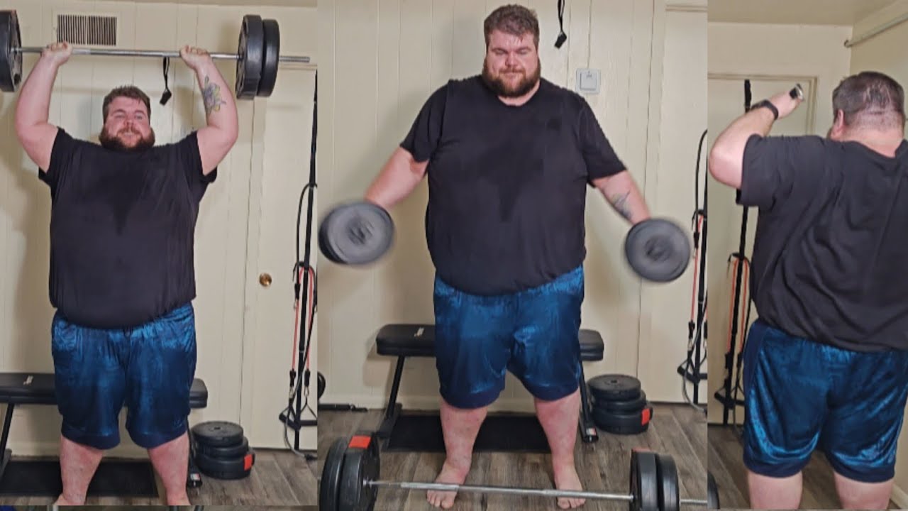 20 Minute Boulder Shoulder Triple Set Home Gym Workout - YouTube