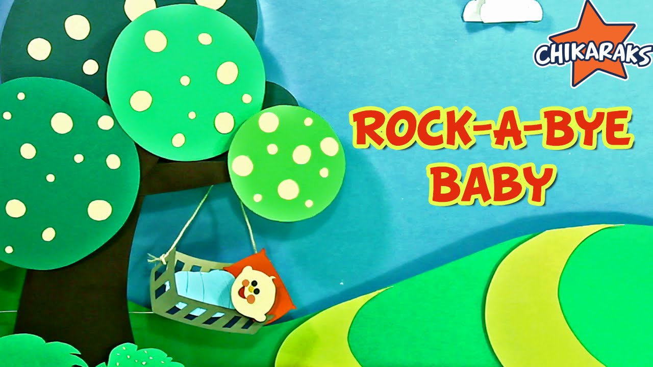 Rock A Bye Baby - Nursery Rhymes For Children | Paper Art | SRGMs - YouTube