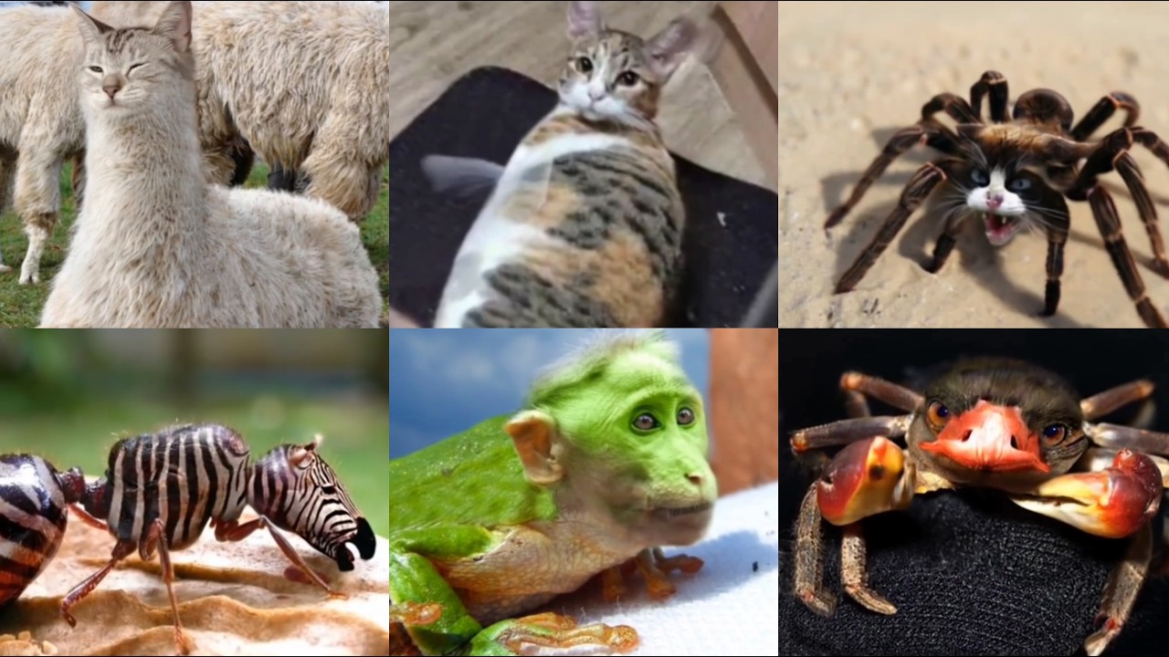 Hybrid Animals compilation 5 Dream Machine Luma Ai - YouTube