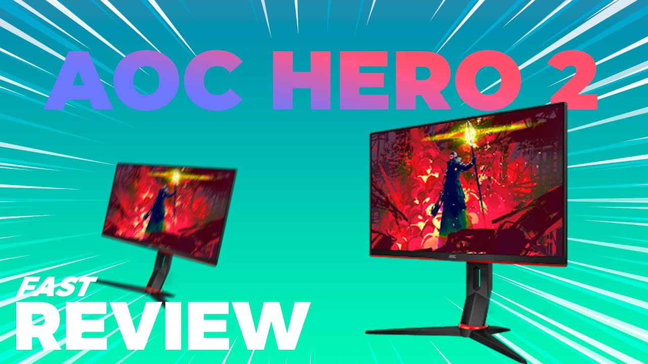 AOC HERO 2 - O MELHOR MONITOR GAMER IPS 144Hz DO MUNDO - YouTube