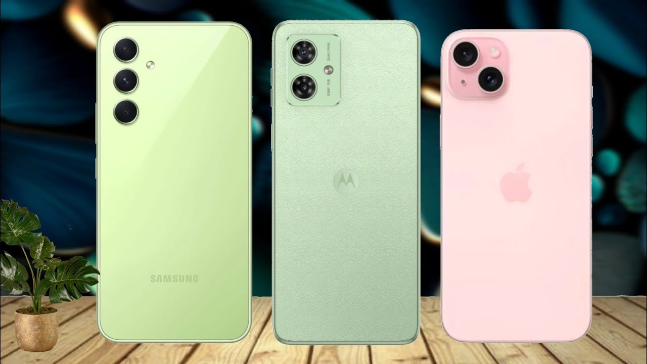 Samsung Galaxy A54 vs Motorola Moto G54 ve iPhone 15 full comparison ...