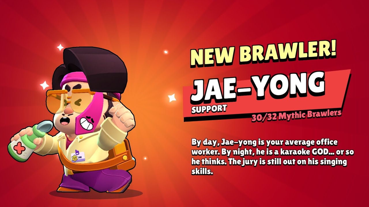 Brawl Stars Jae Yong Unlocked and Max Level 11 - YouTube