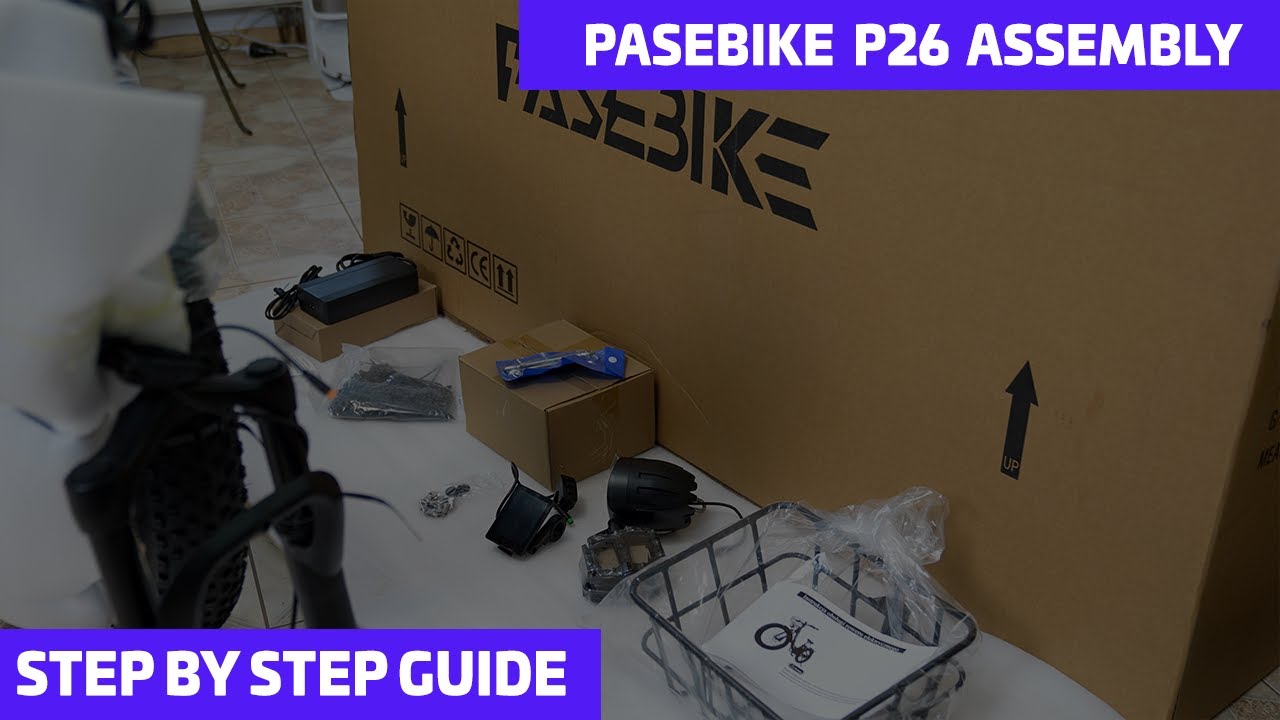 PaseBike p26 – Electric Bike Assembly Step by Step - YouTube