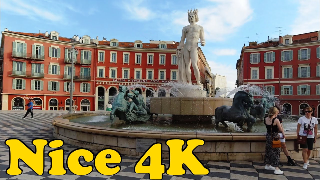 Nice, France Walking tour [4K]. - YouTube