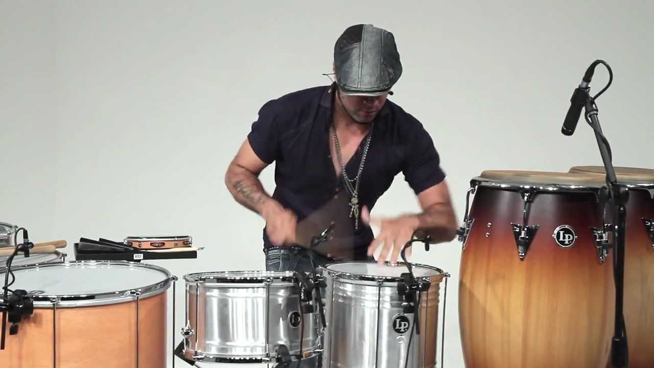 GIlmar Gomes Jams Out in the LP Studio - YouTube