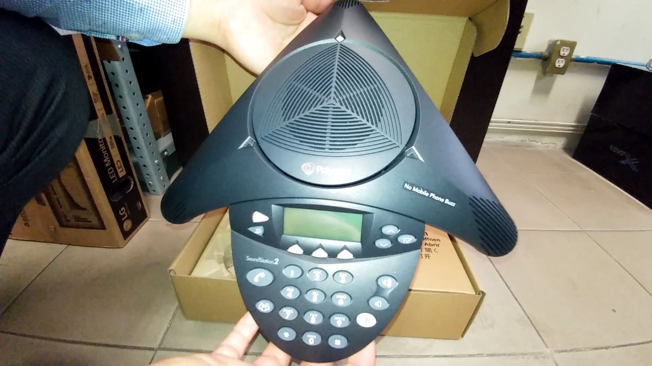 Unboxing Español Polycom SoundStation 2 - YouTube