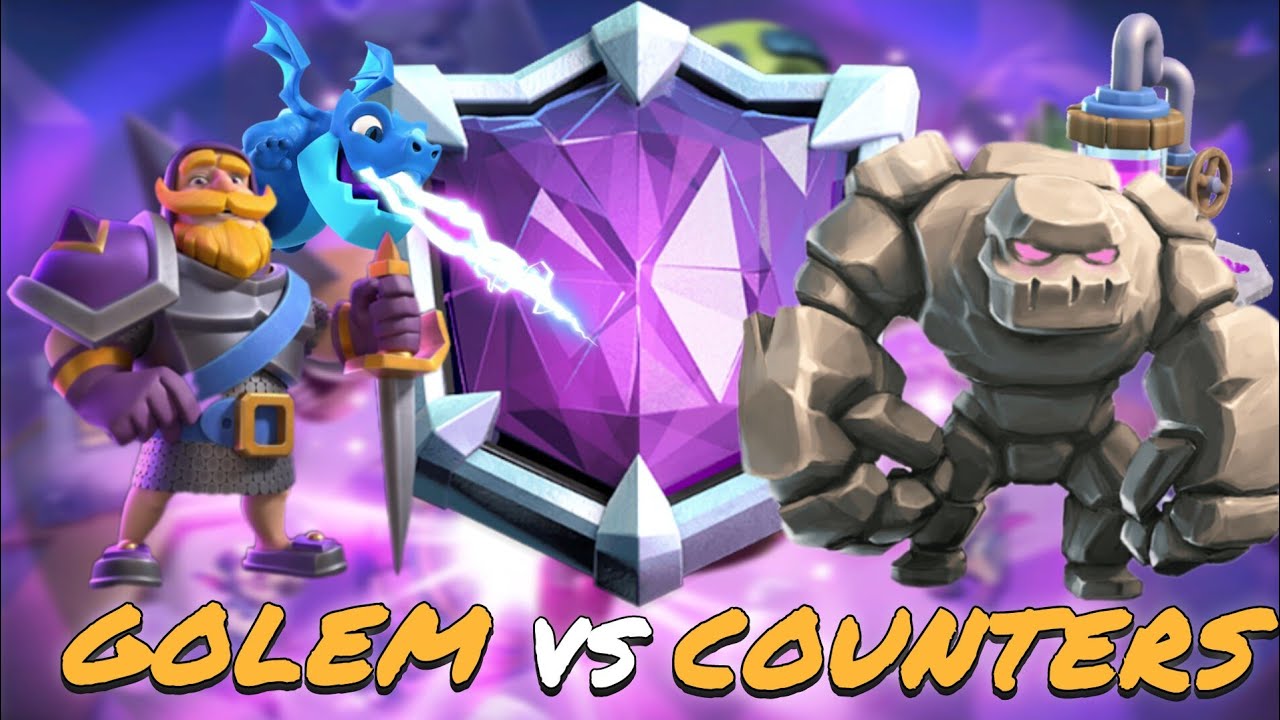 GOLEM VS HARD COUNTERS!! 2800+🎖️🎖️- Clash Royale - YouTube