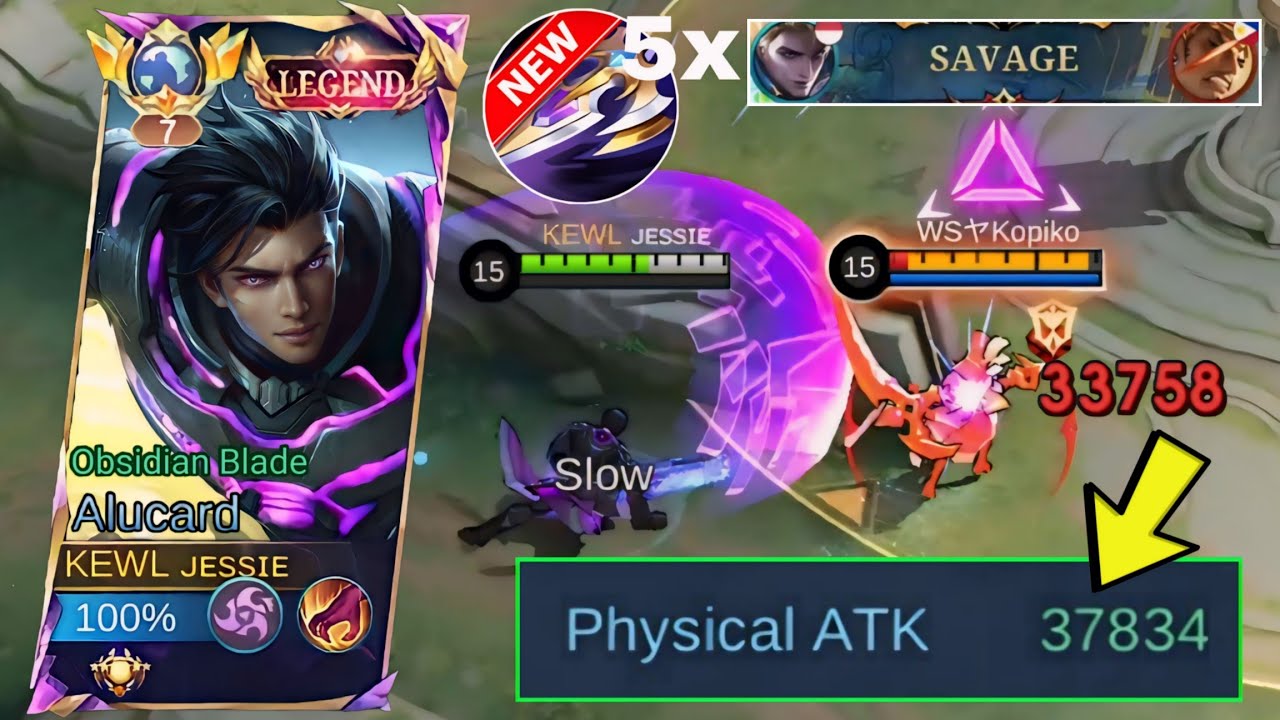 SAVAGE!! ALUCARD NEW BROKEN FULL DAMAGE BUILD IS INSANE! ALUCARD BEST ...