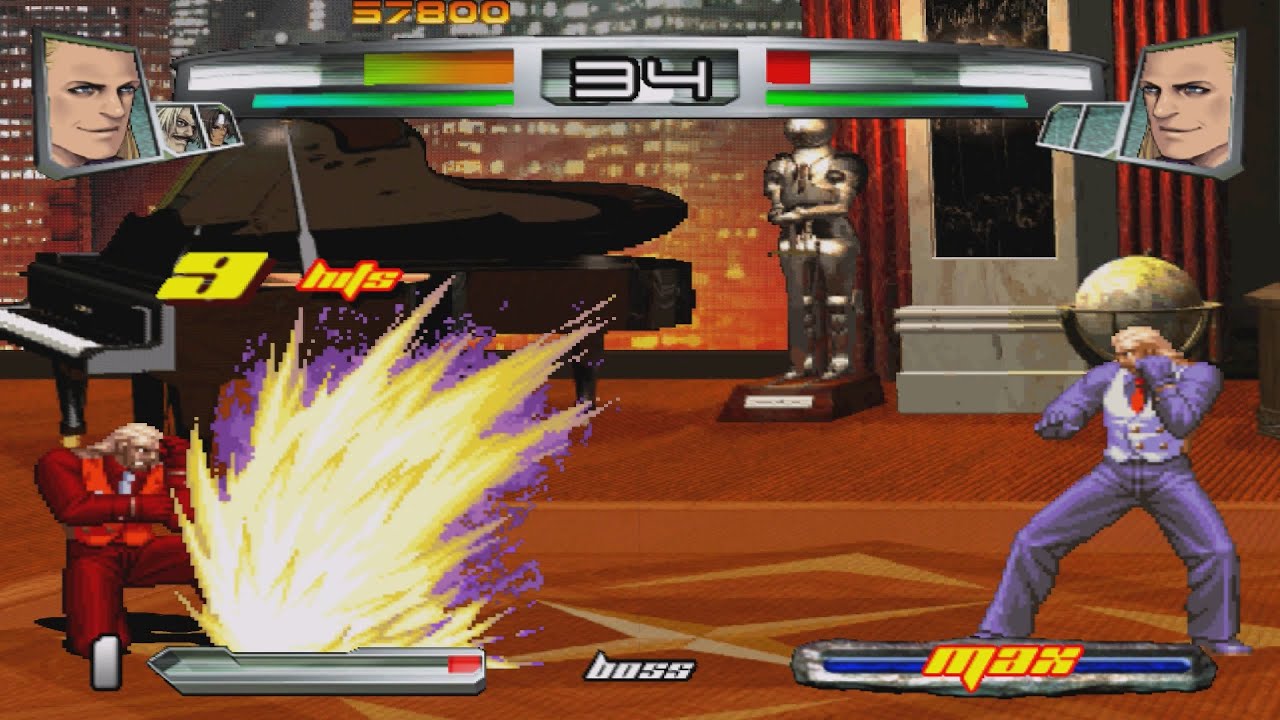 [ps2] The King of Fighters Neowave play as cpu version Geese gameplay ...