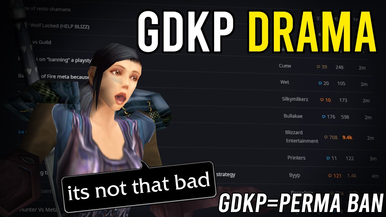 Big DRAMA OVER GDKP BAN In Classic SoD - YouTube