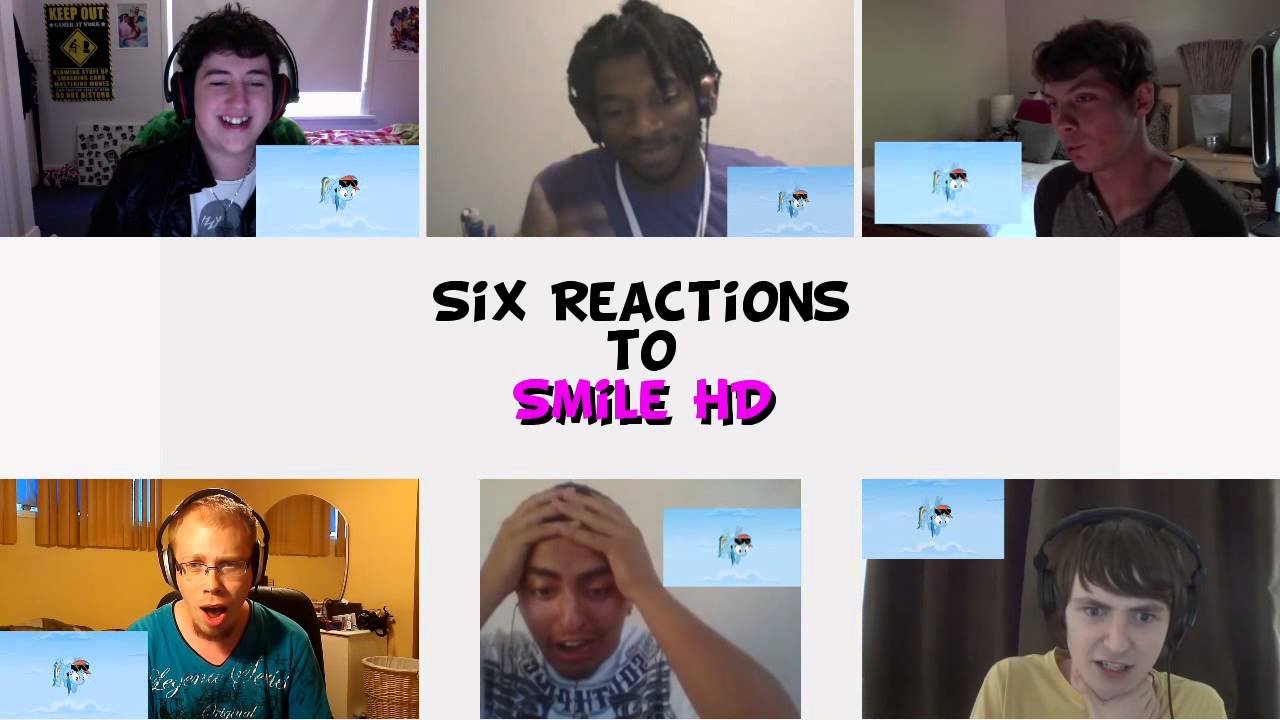 Six Reactions to Smile HD - YouTube