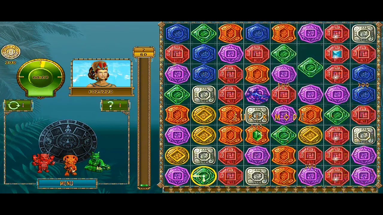 The Treasures of Montezuma 2 (Android) - Adventure Mode, Normal: Level 2 - 1 to 2 - 3 - YouTube