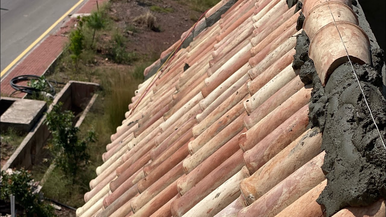 Khaprail Tiles Top Gola fixing khaprail house - YouTube