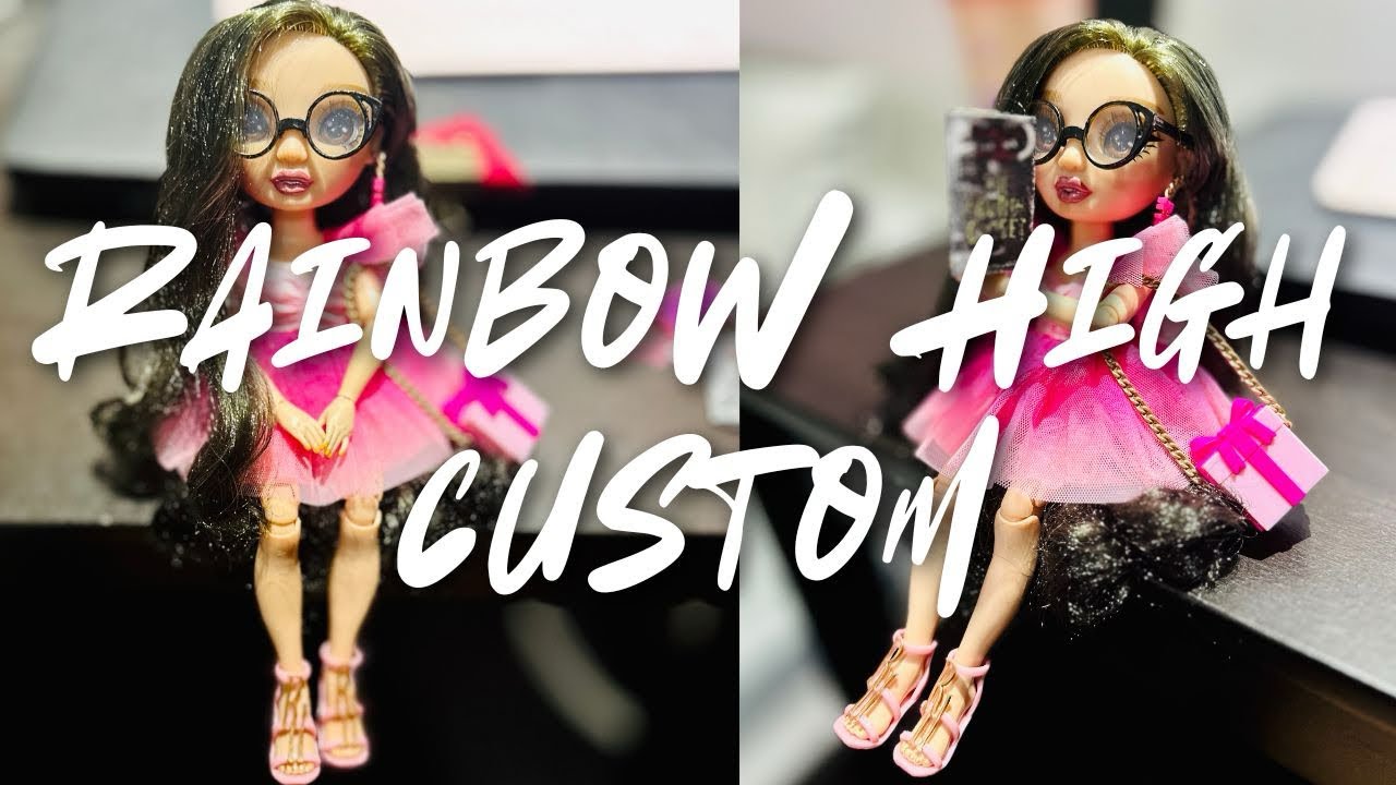 Making a Custom Rainbow High Doll 🎀🌈 - YouTube