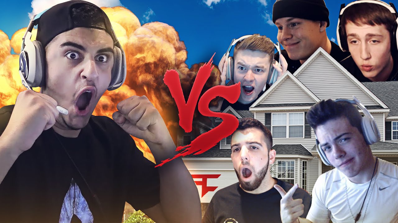 FaZe Rain vs FaZe House - YouTube