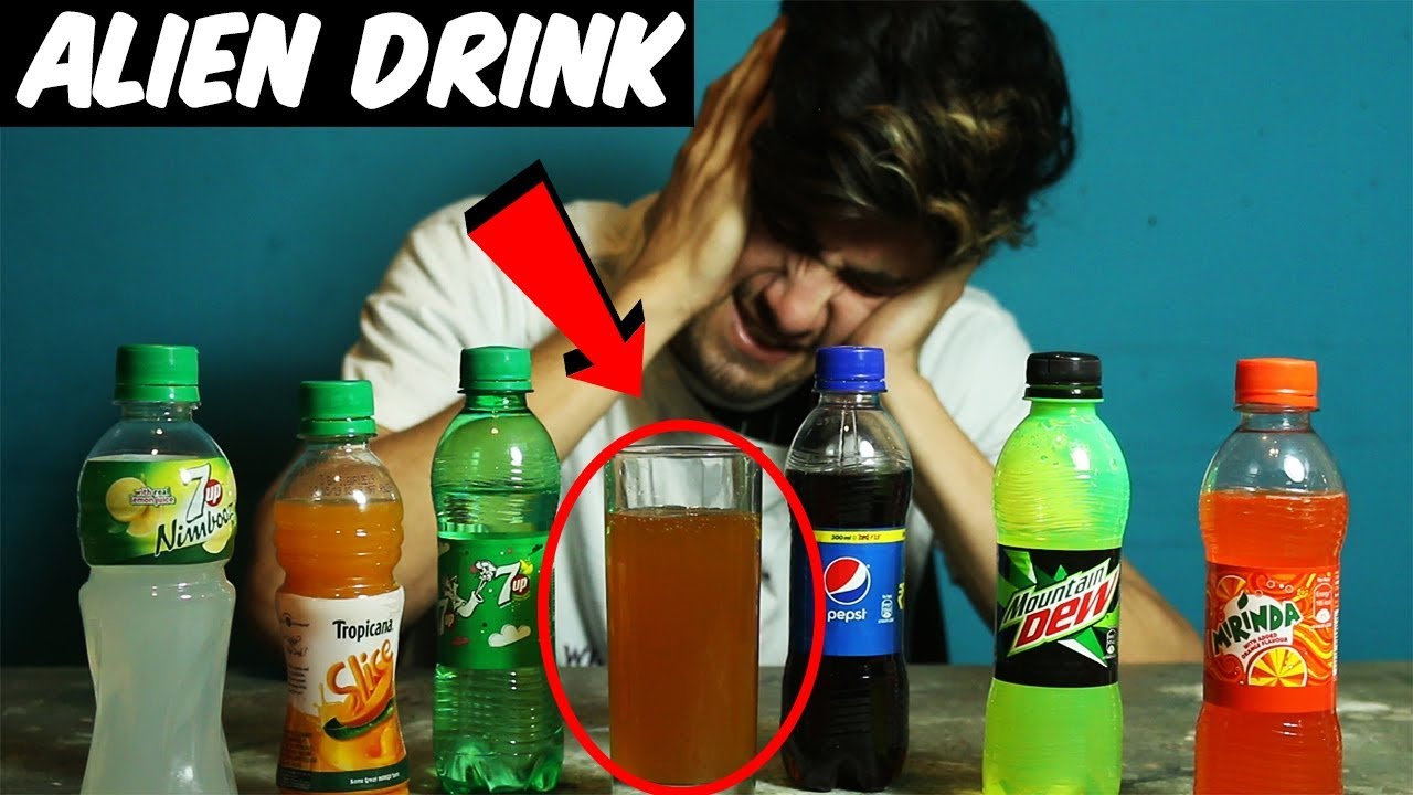AMAZING ALIEN DRINK | SEE WHAT HAPPENED WHEN I DRANK THIS DRINK ...