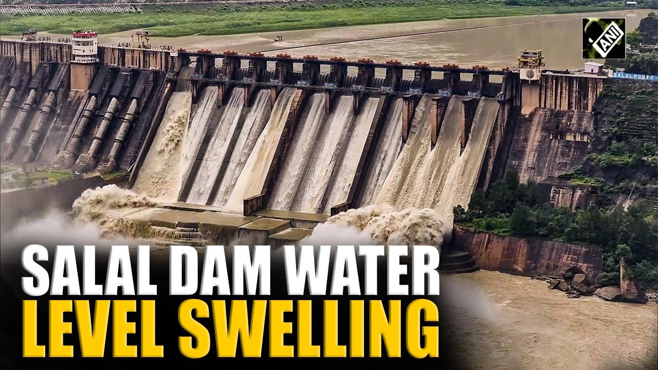 Multiple Gates of Salal Dam opened after water level rising rapidly ...