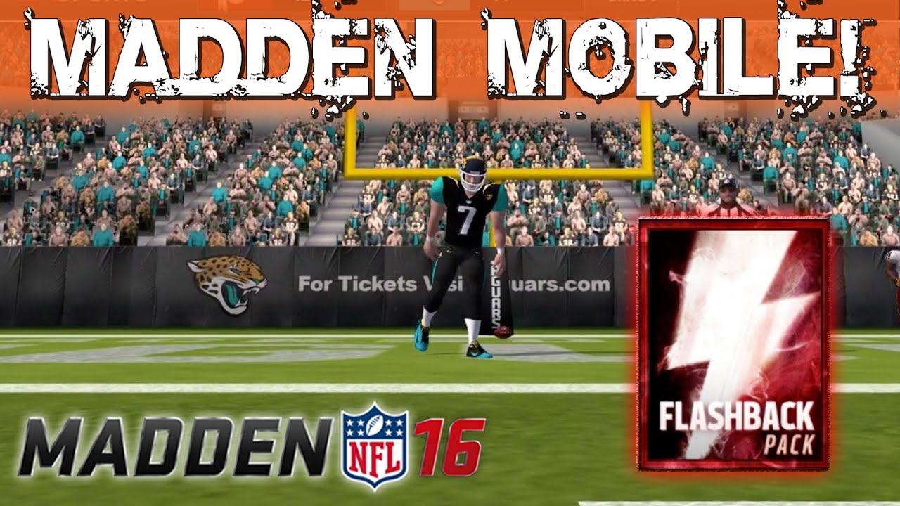 Madden NFL Mobile 16 Gameplay - FLASHBACK PACK OPENING! Head to Head ...