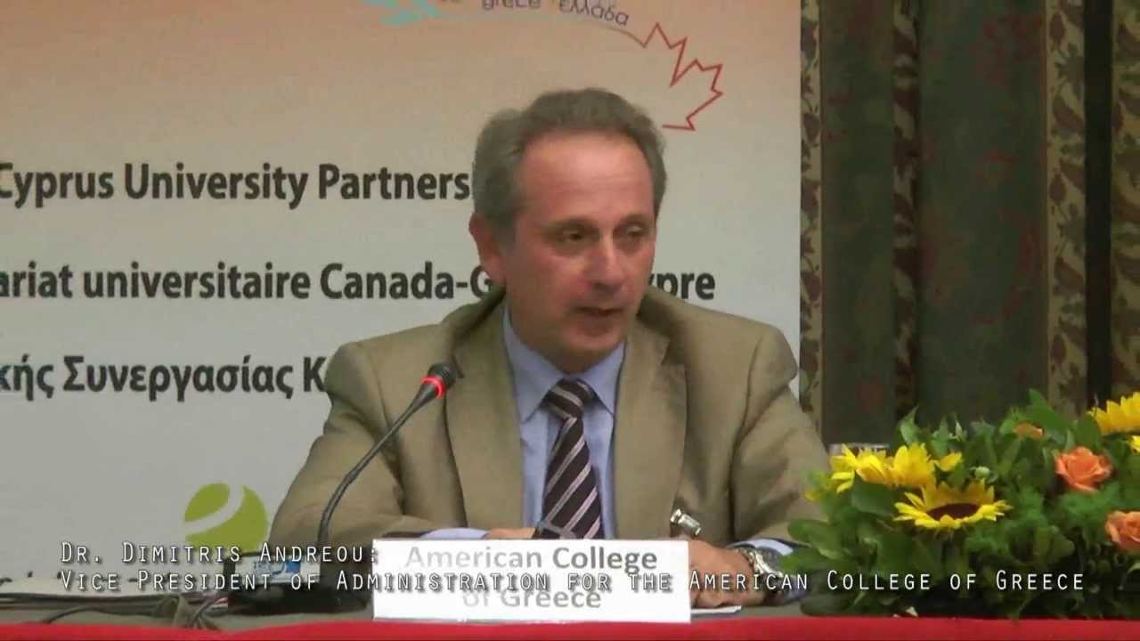 Dr. Dimitris Andreou_American College of Greece - YouTube