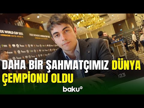 Şahmatçımız Məhəmməd Muradlı gənclər arasında dünya çempionu olub
