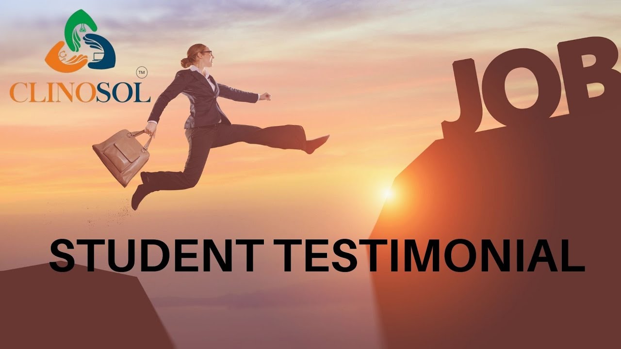 Student_Testimonial | Clinosol| Job placement - YouTube