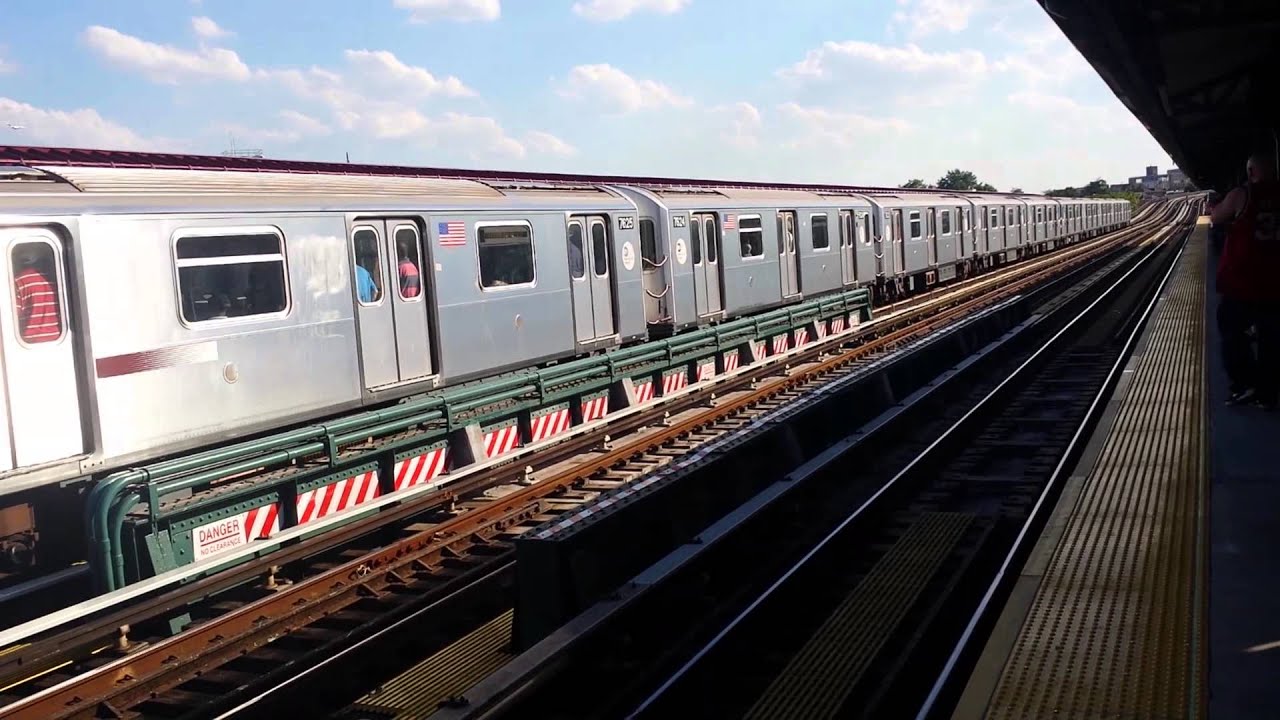 IRT Pelham Line: Manhattan & Pelham Bay Park Bound R142A & R62A (6 ...