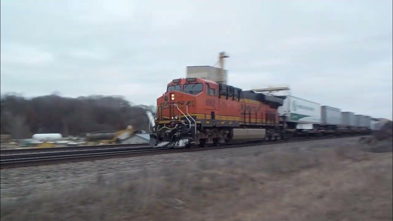 BNSF 6865 w/Z-SSECHC & sand plant demo update 2/10/24 - YouTube