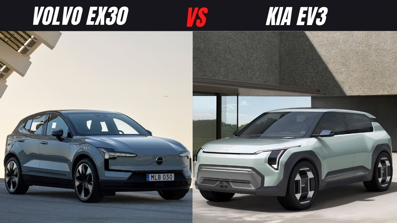 2024 Volvo ex30 vs 2025 Kia EV3 - YouTube