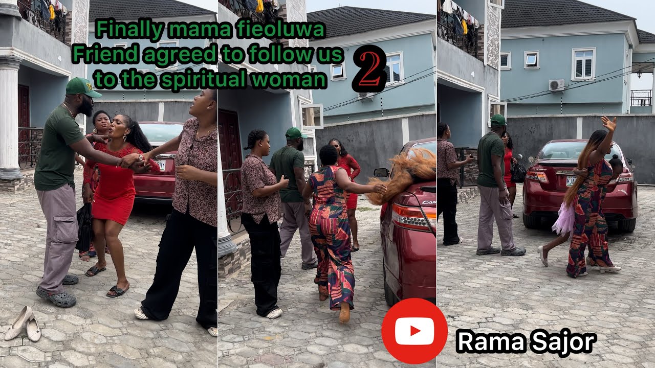 Finally mama ifeoluwa friend agreed to follow us to the spiritual woman ...