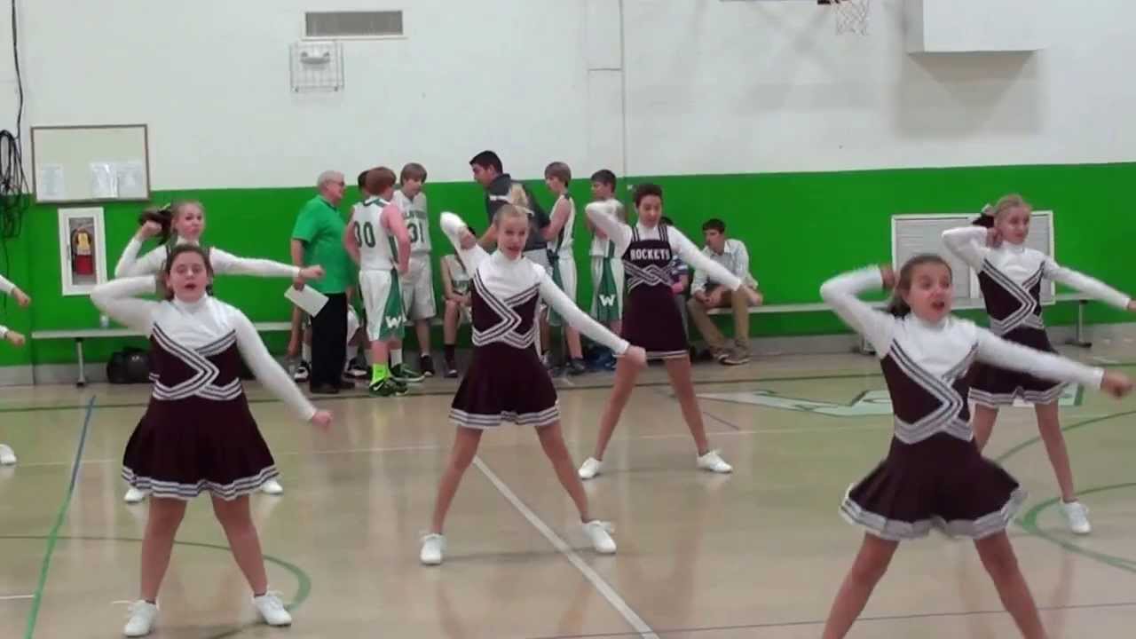 Rockridge Rockets Jr High Cheer 2013 - YouTube