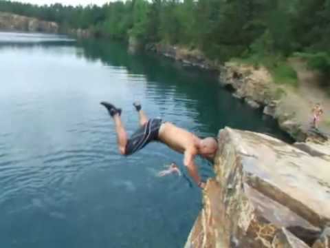 Cliff Diving Fails - YouTube