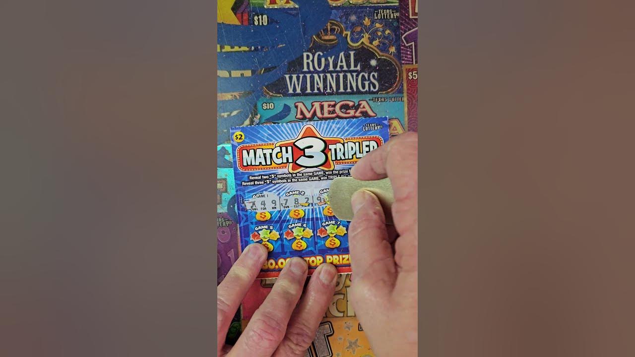 🔥MATCH 3 TRIPLER TEXAS LOTTERY TICKET🔥 - YouTube