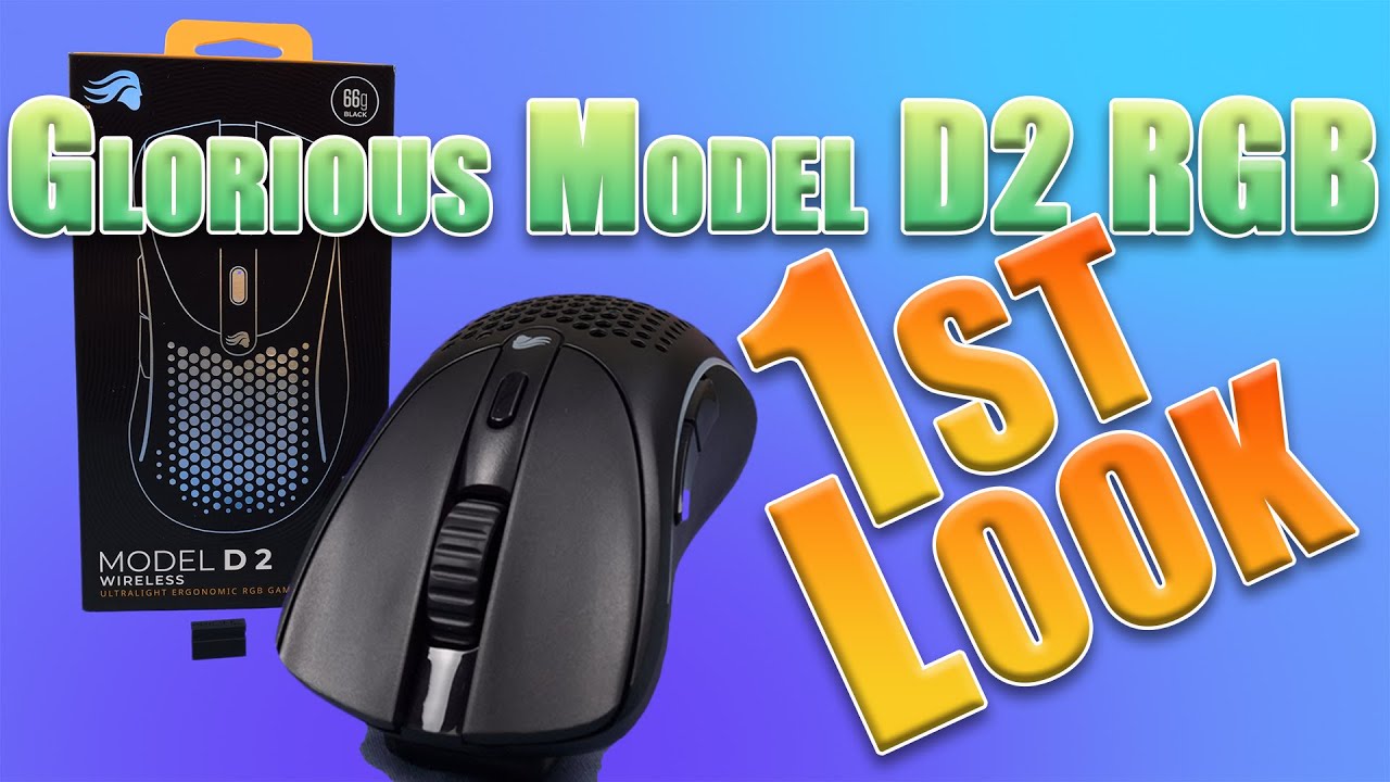 1st Impressions -- Glorious Model D2 Wireless Ergonomic Gaming Mouse ...