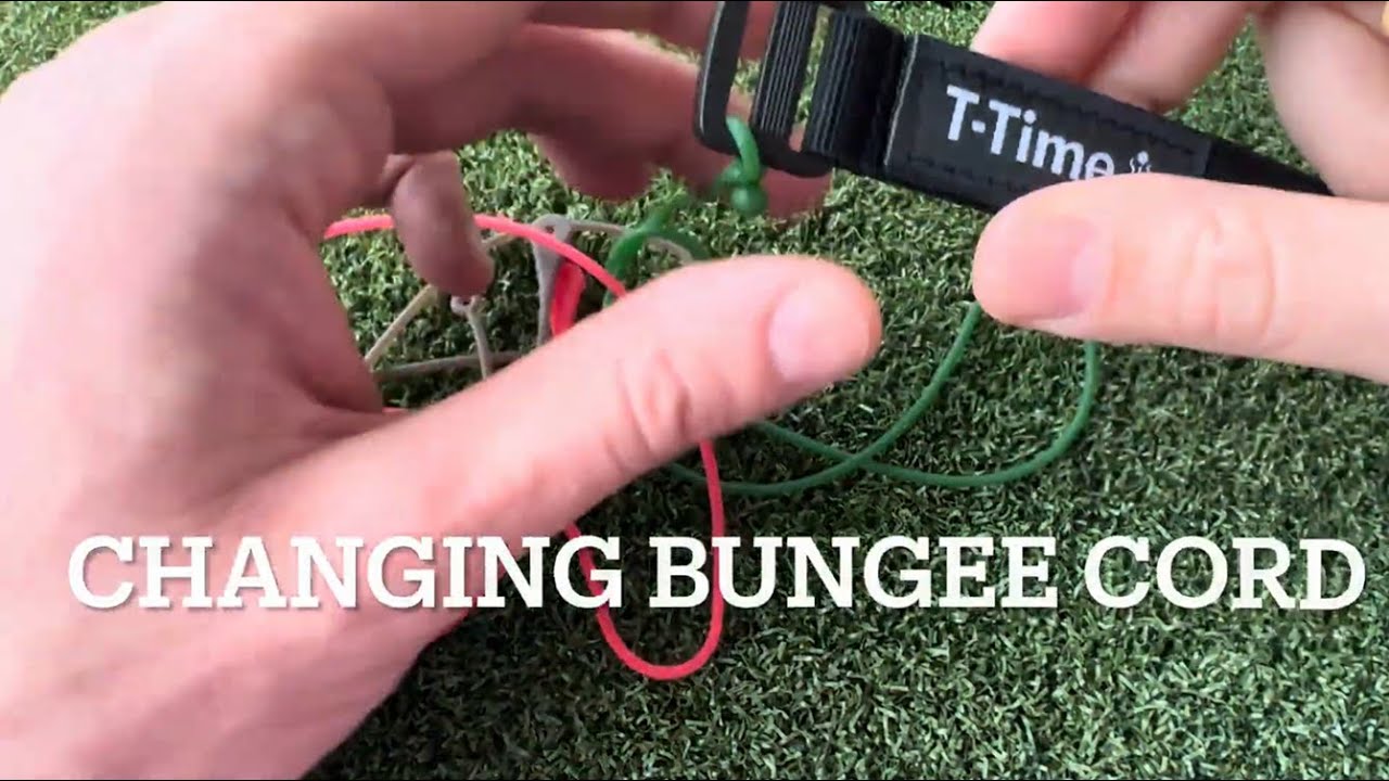T-Time® Golf Tee Anchor Leash for Driving Range & Simulator Practice ...
