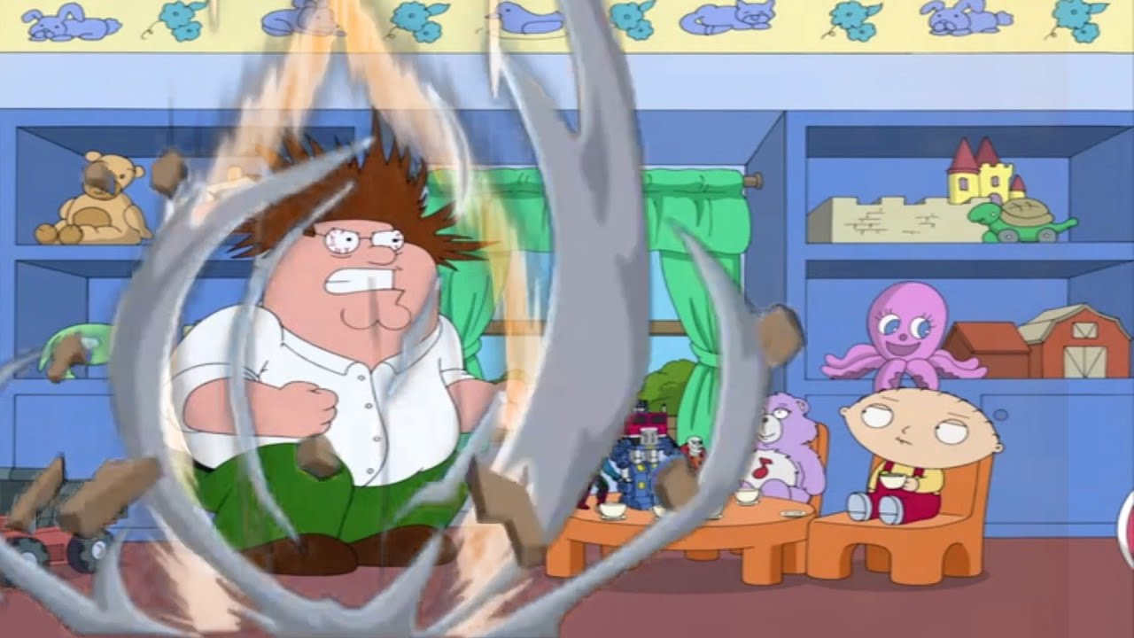 Peter Griffin Goes Super Saiyan. - YouTube