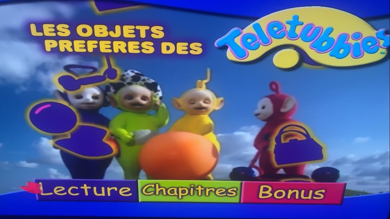 Le Menu du dvd des Objets Préférés des Teletubbies - YouTube