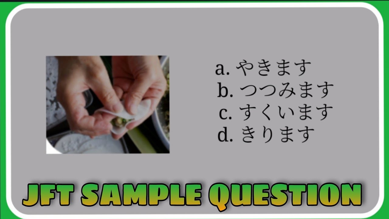 [JFT] Japanese Foundation Test | JFT Grammar | Vocabulary - YouTube